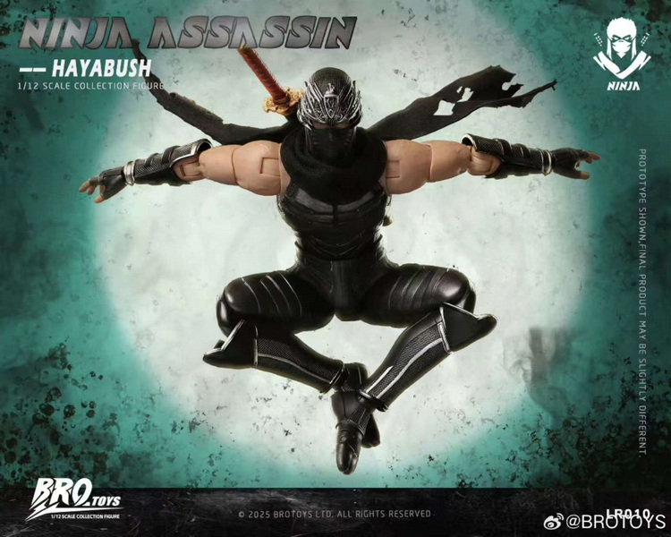 Brotoys LR010 1/12 Ninja Gaiden Ryu Hayabusa Ninja Assassin Hayabush ...