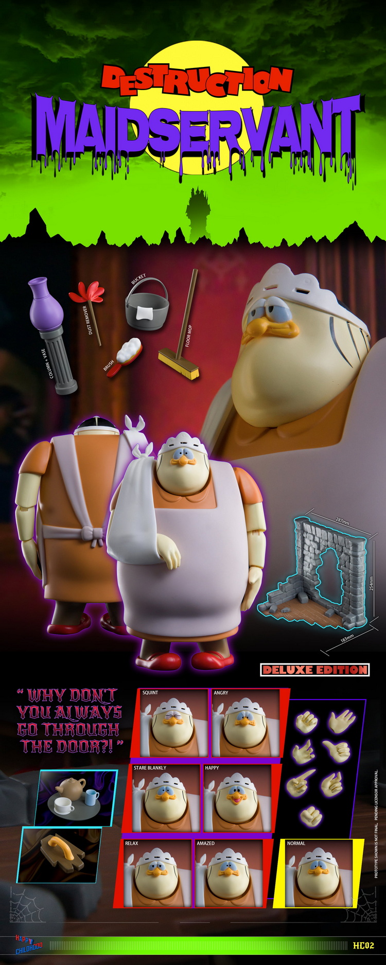 HAPPY CHILDHOOD Count Duckula Nanny Destruction Maid - Bombusbee