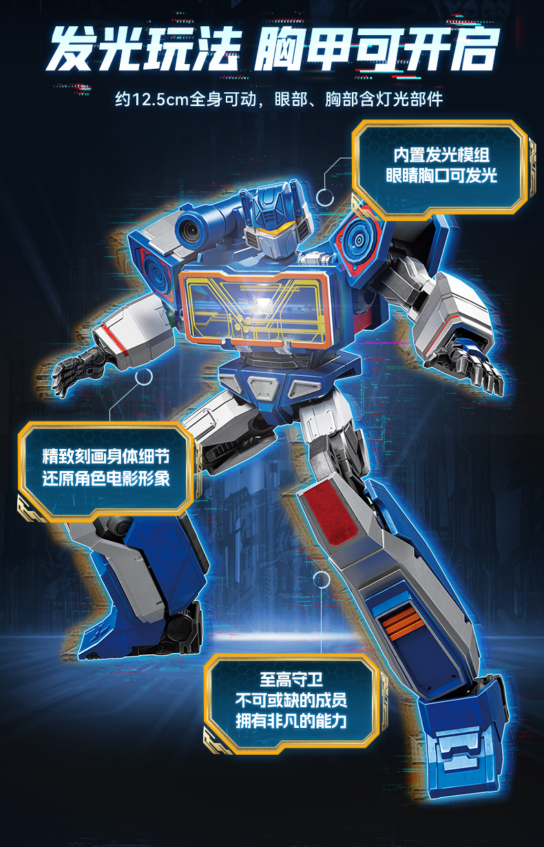 Buluke Blokess Transformers: Robots in Disguise Soundwave
