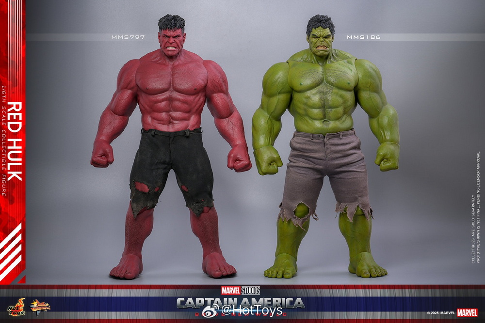 HOTTOYS MMS797 1/6 Marvel Captain America 4 Red Hulk - Bombusbee