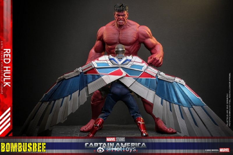 HOTTOYS MMS797 1/6 Marvel Captain America 4 Red Hulk - Bombusbee