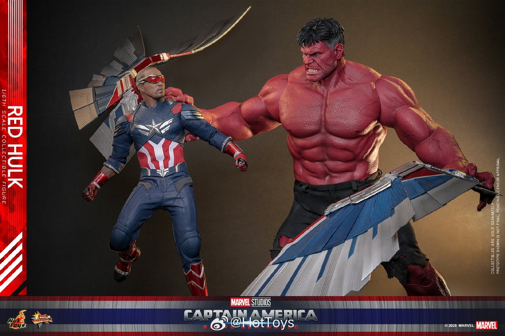 HOTTOYS MMS797 1/6 Marvel Captain America 4 Red Hulk - Bombusbee