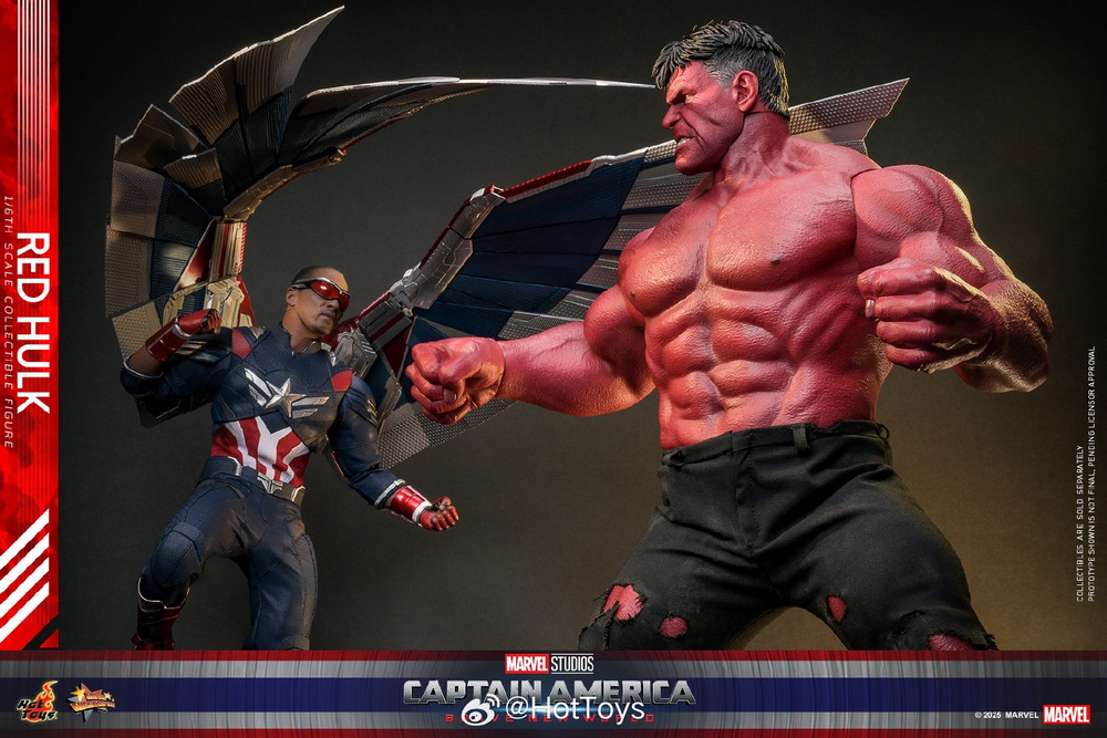 HOTTOYS MMS797 1/6 Marvel Captain America 4 Red Hulk - Bombusbee
