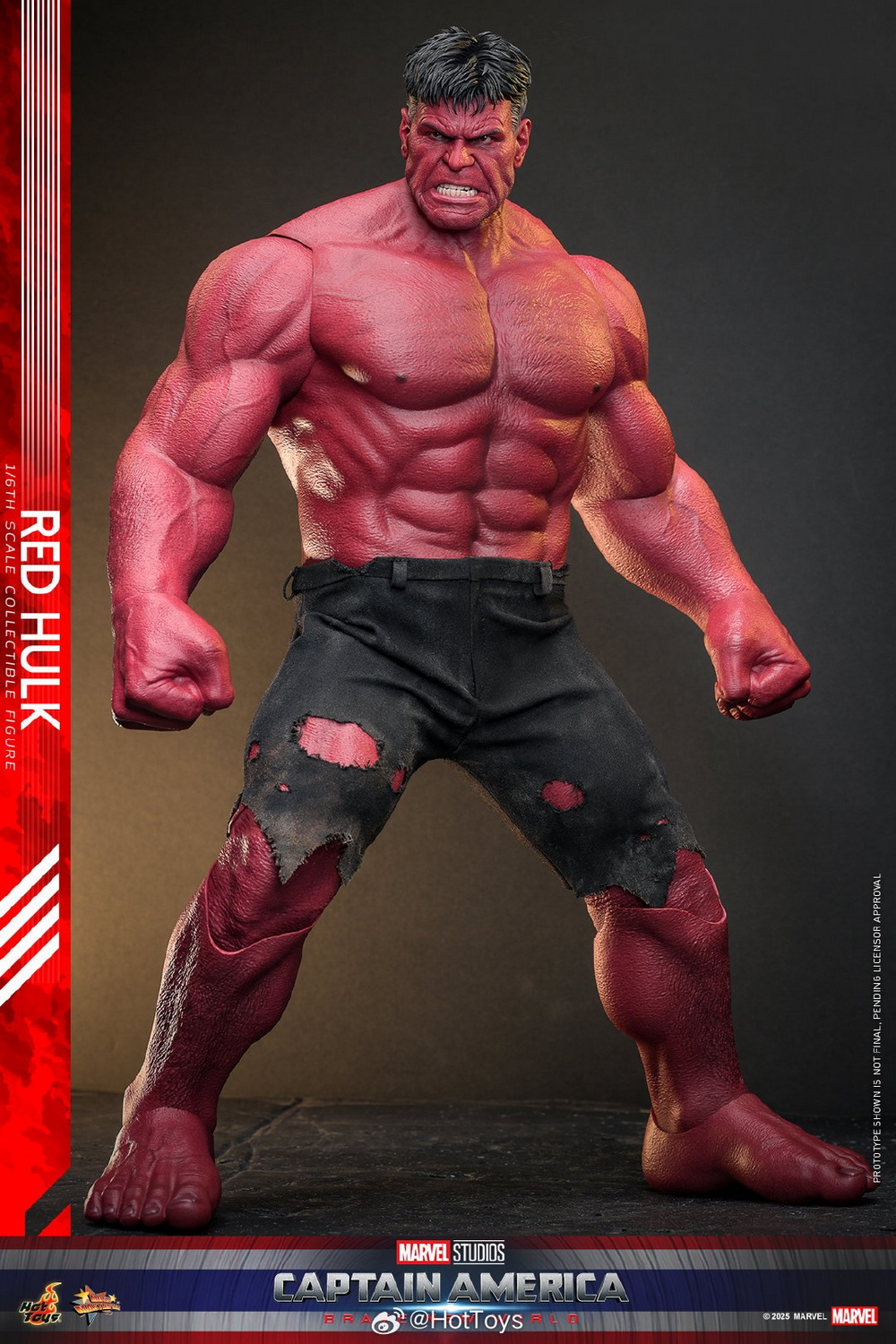 HOTTOYS MMS797 1/6 Marvel Captain America 4 Red Hulk - Bombusbee