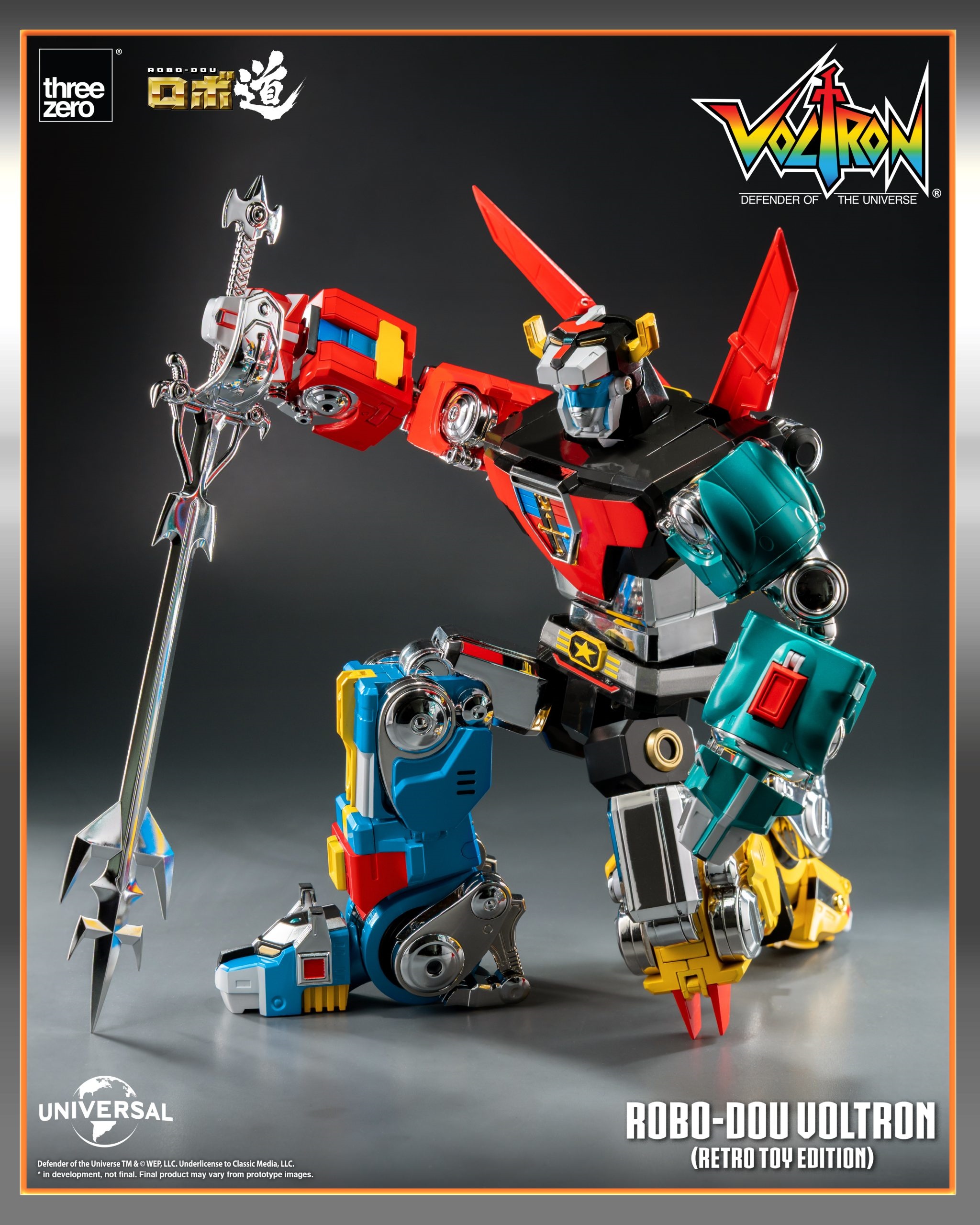 Threezero Voltron: Defender of the Universe Voltron Retro Version ...