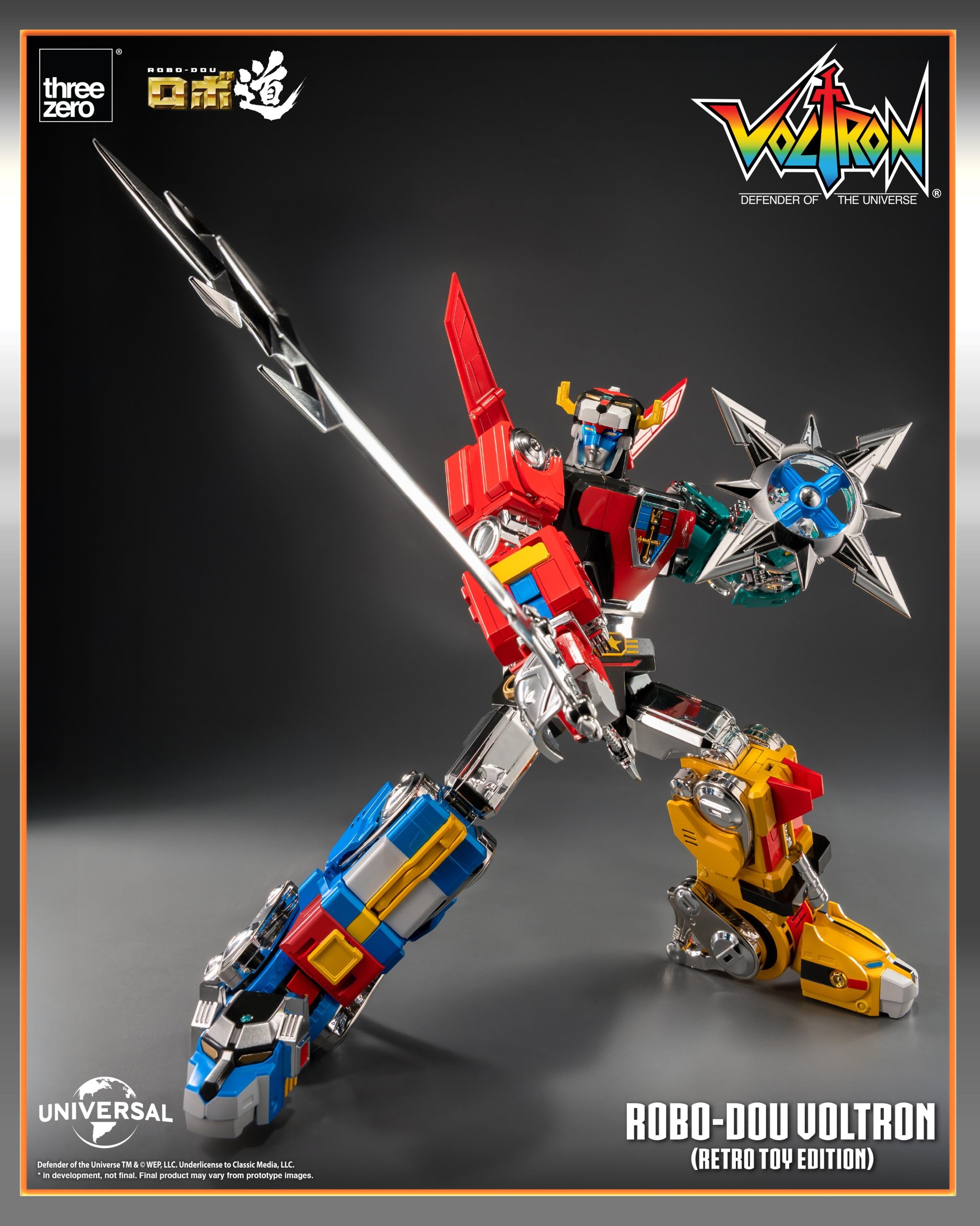 Threezero Voltron: Defender of the Universe Voltron Retro Version ...