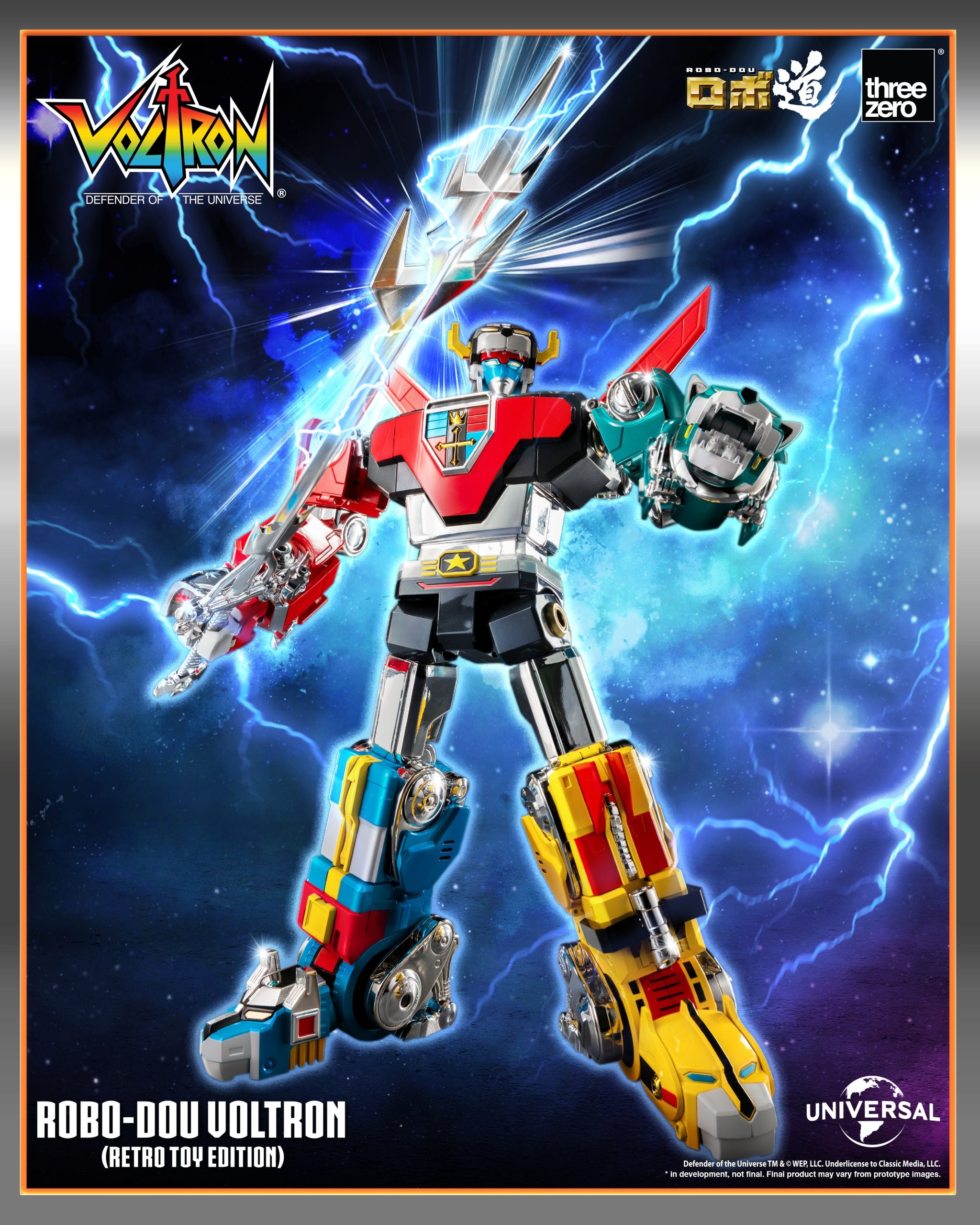 Threezero Voltron: Defender of the Universe Voltron Retro Version ...