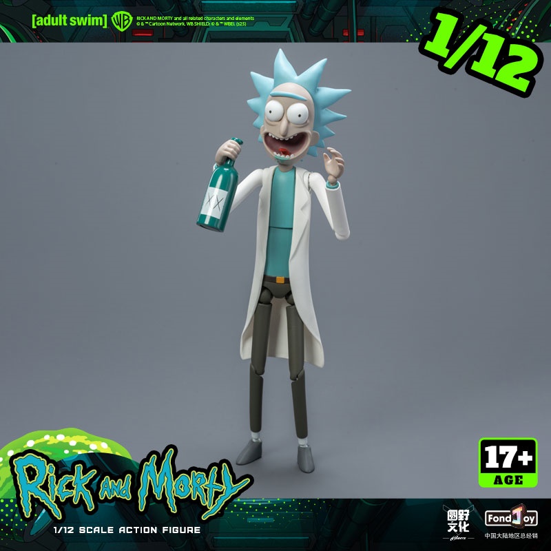 FondJoy 1/12 Rick and Morty Rick Action figure set of 2- Bombusbee