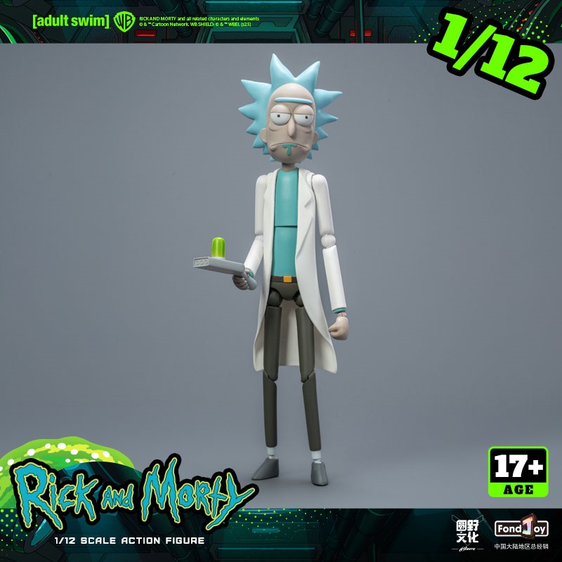 FondJoy 1/12 Rick and Morty Rick Action figure set of 2- Bombusbee
