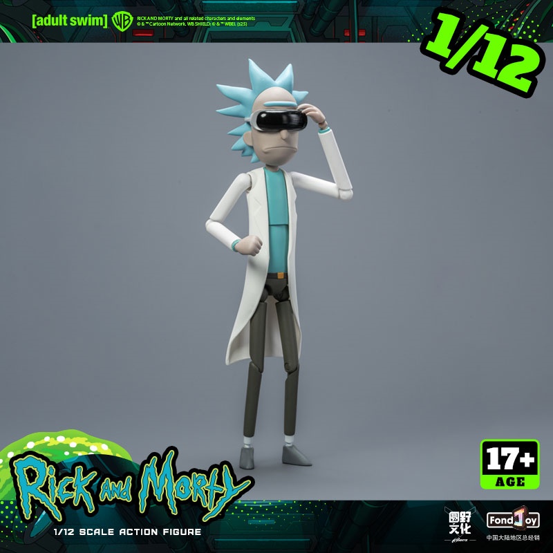 FondJoy 1/12 Rick and Morty Rick Action figure set of 2- Bombusbee