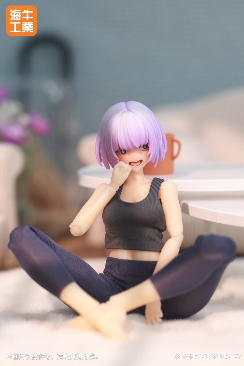 MANATEE INDUSTRY 1/12 Mex-01 Yoga Day INANNA Purple Hair- Bombusbee