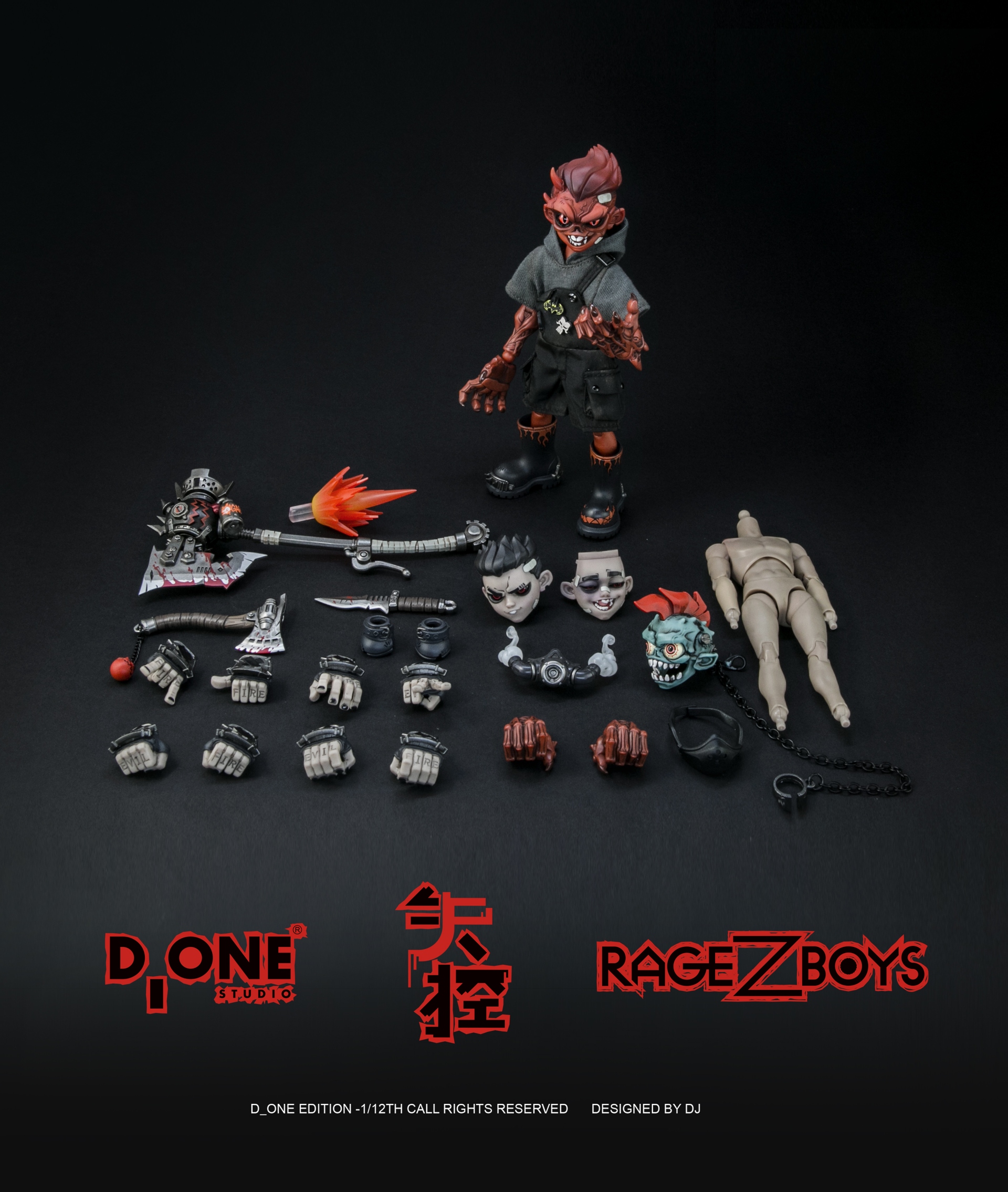 D_ONE STUDIO 1/12 RAGE-ZBOYS YaZai Out of Control Edition- Bombusbee