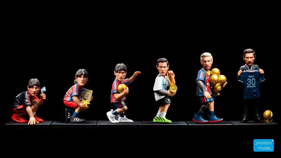 MOTION MODE Messi Rise To Fame Painted Figure 6 Pa- Bombusbee