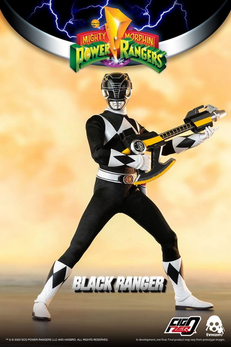 Threezero Figzero 3Z0200 1/6 Mighty Morphin Power Rangers Black Ranger