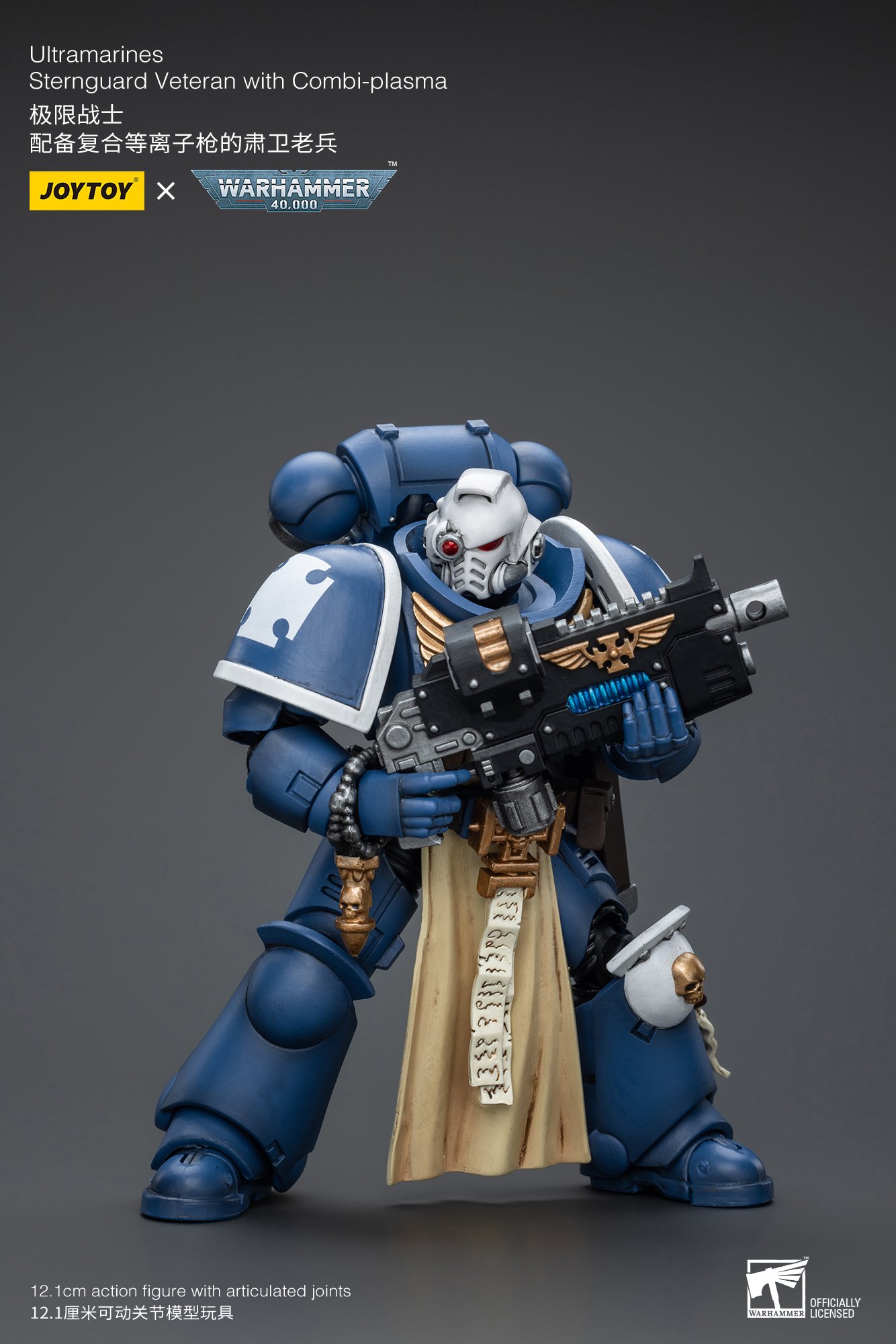 JoyToy JT9817 1/18 Warhammer 40K UltramarineS Sternguard Veteran with ...