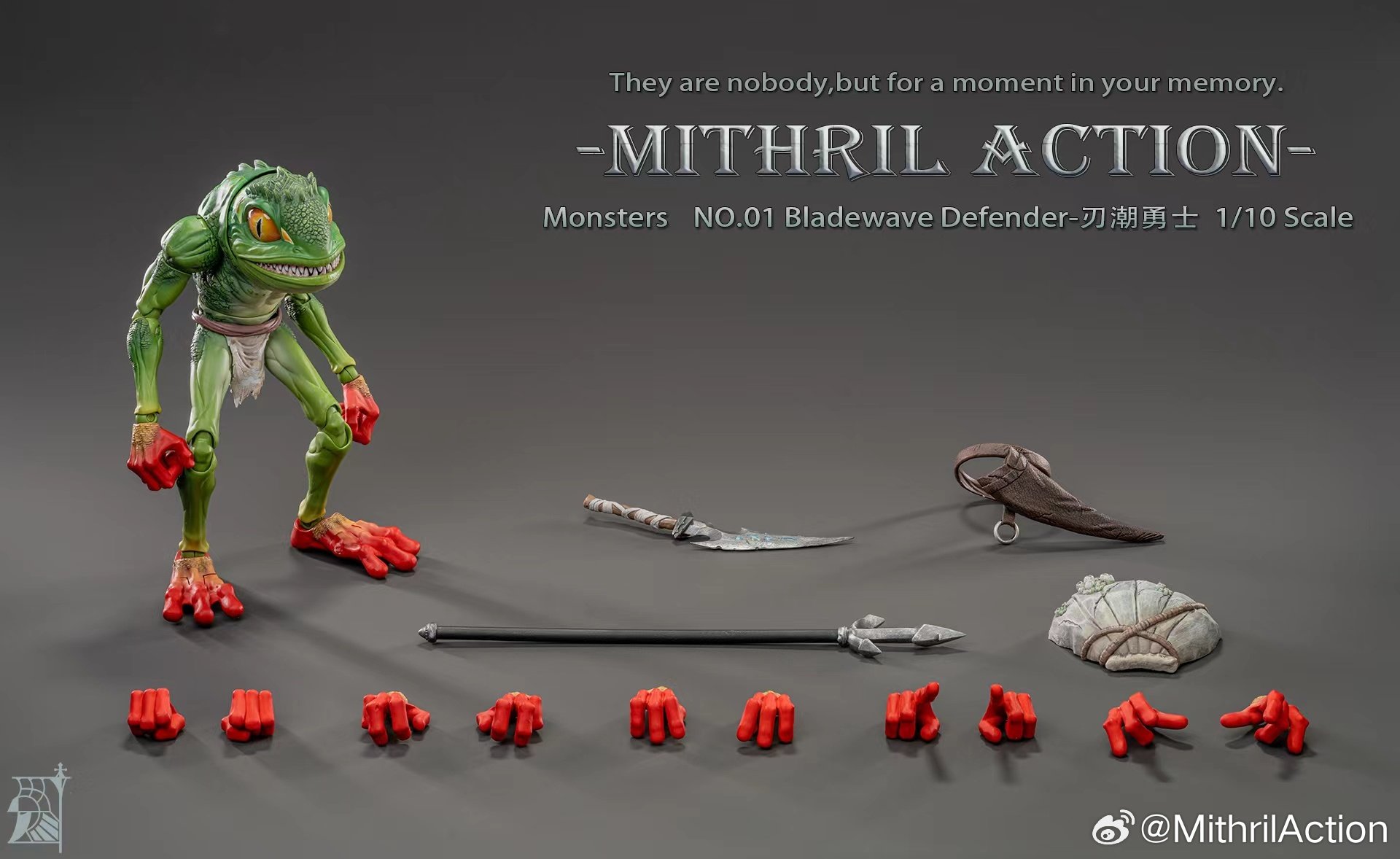 Mithril Action M-01 1/10 Monsters No.01 Murloc Bladewave Defender