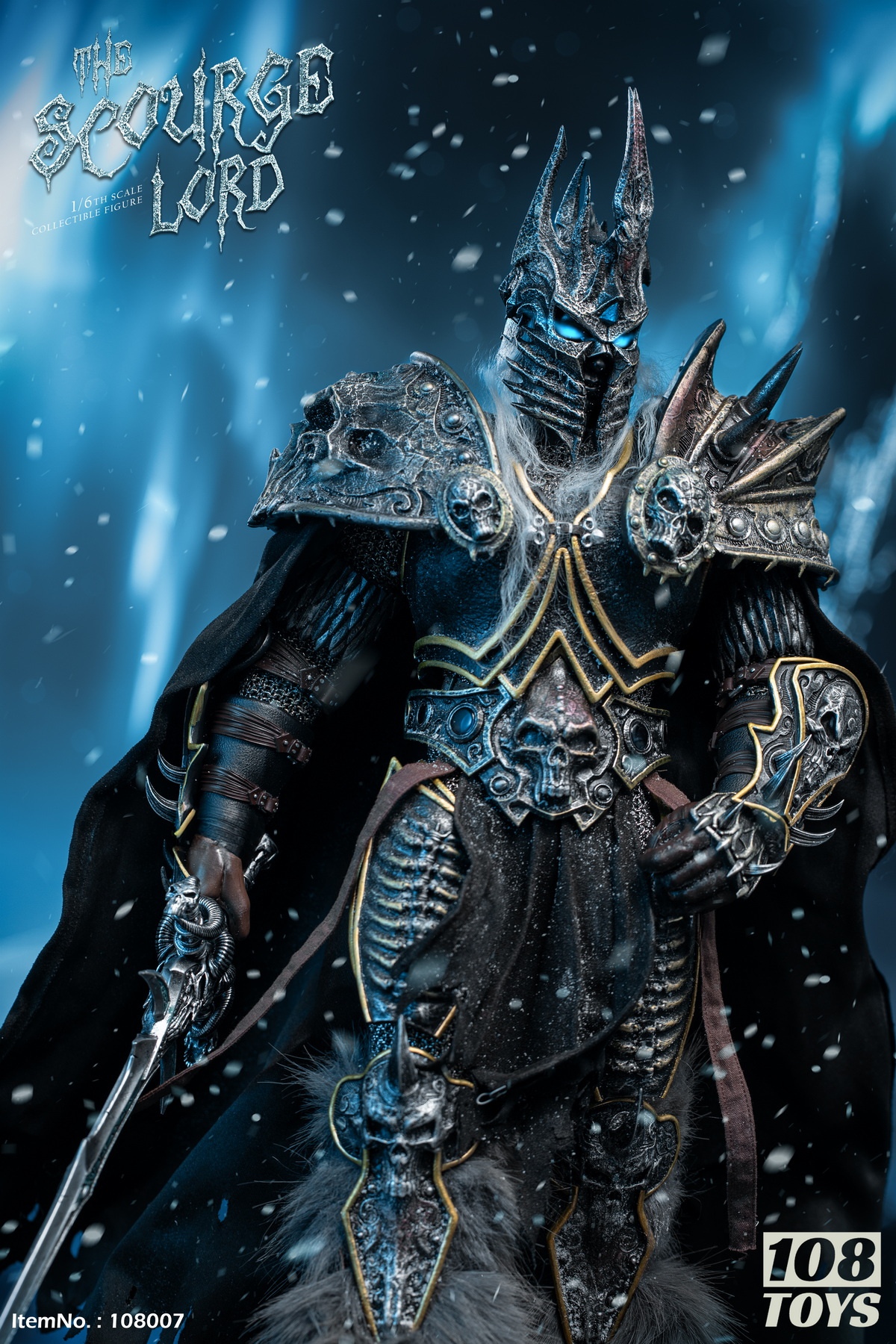 108Toys 1/6 The Scourge Lord Death Lich King Arthas Menethil - Bombusbee