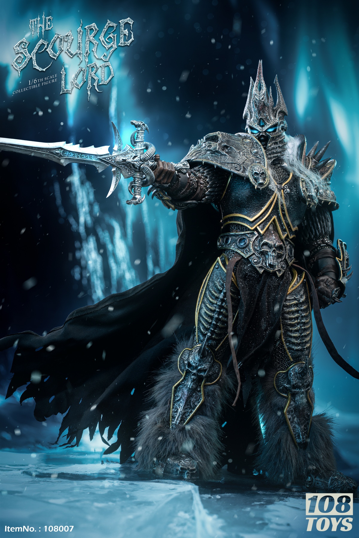 108Toys 1/6 The Scourge Lord Death Lich King Arthas Menethil - Bombusbee