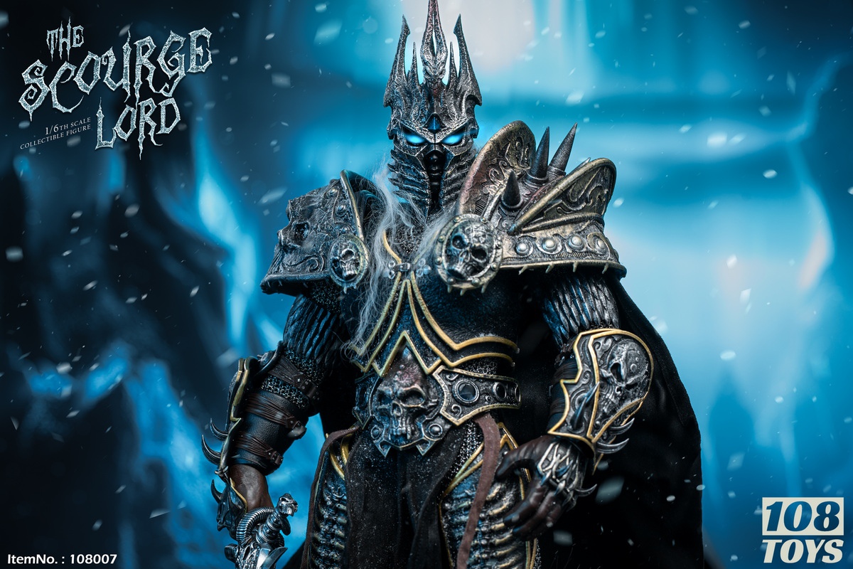 108Toys 1/6 The Scourge Lord Death Lich King Arthas Menethil - Bombusbee