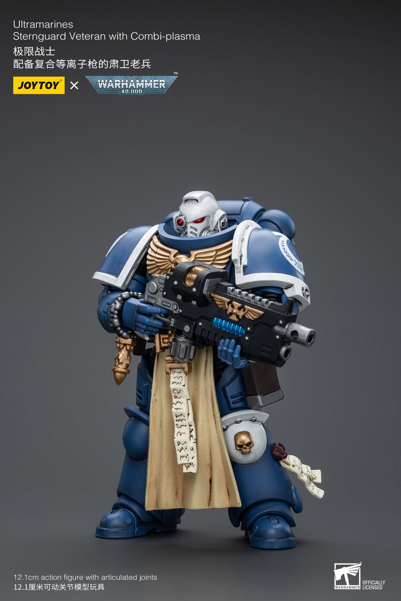 JoyToy JT9817 1/18 Warhammer 40K UltramarineS Sternguard Veteran with ...